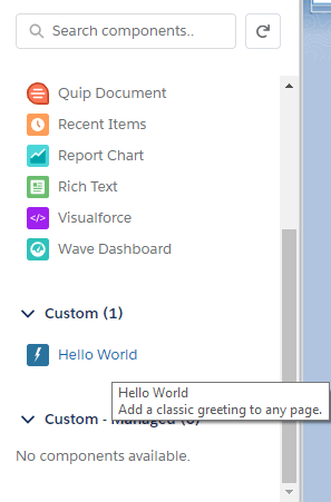 Configure A Lightning Web Component For Lightning App Builder